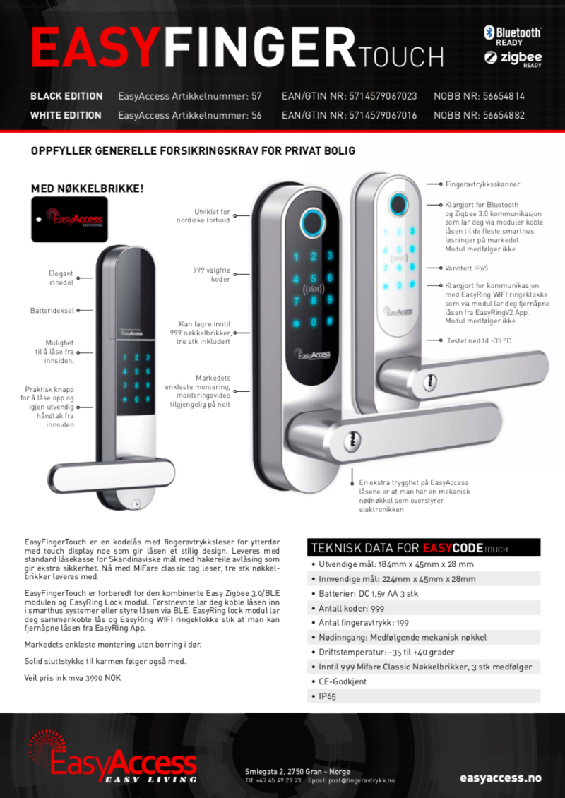 EASYFINGERTOUCH – Easy Access